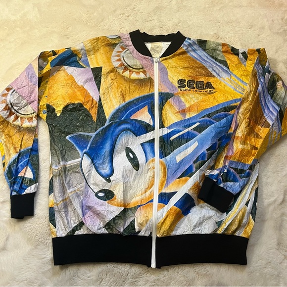 Nintendo | Jackets & Coats | Sega Game Counseler Sonic The Hedgehog ...